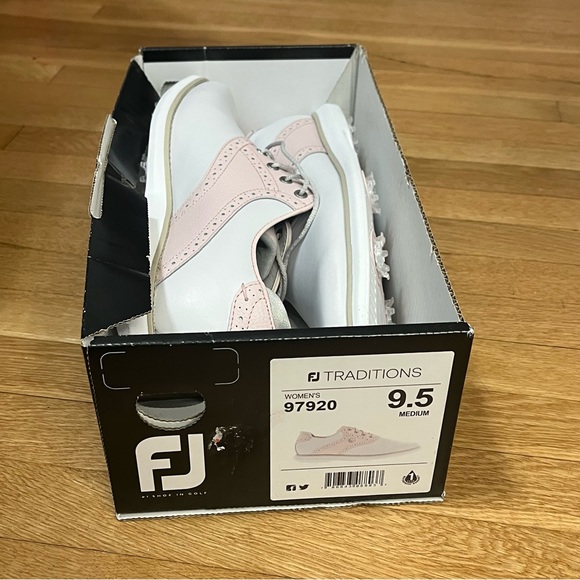 FootJoy | Shoes | Footjoy New In Box Traditions Golf Shoes White Gray ...